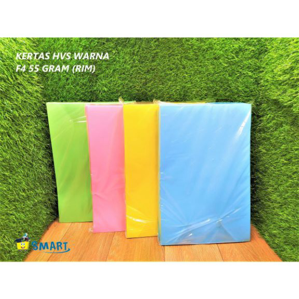 KERTAS HVS WARNA F4 55 GRAM (PACK), HVS WARNA Hijau | Lazada Indonesia