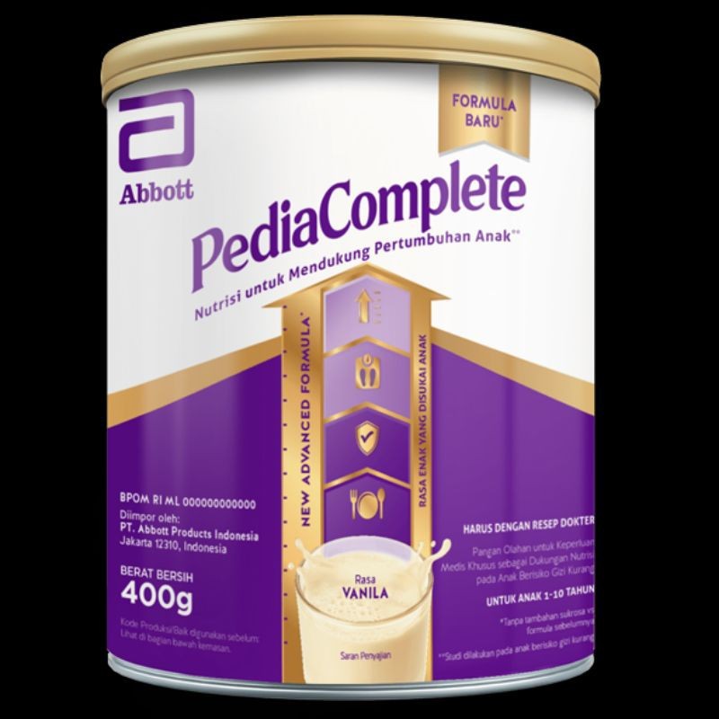 PediaComplete Vanila 400 gram 400gr Pediasure Complete Vanilla MURAH ...