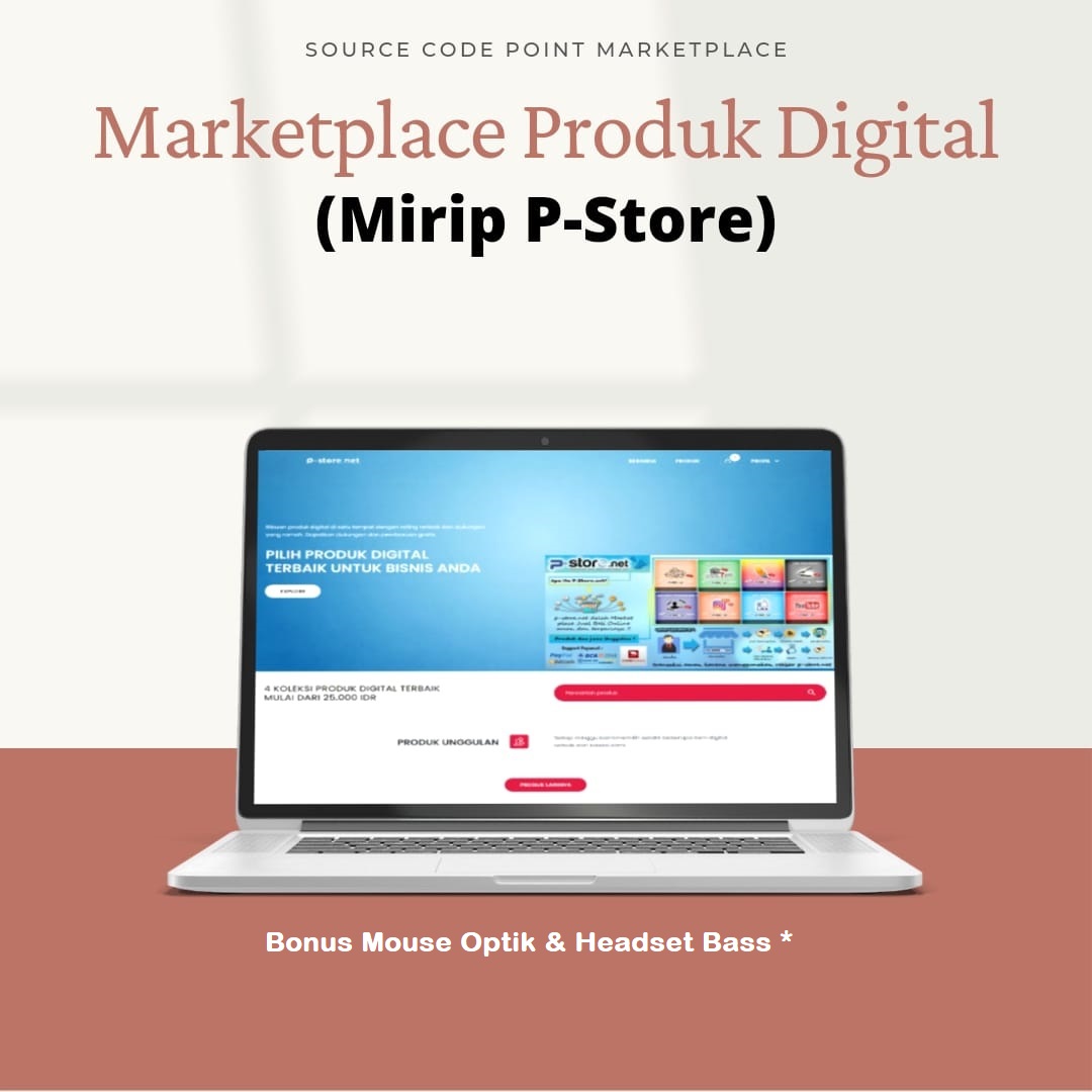 Source Code Web Marketplace Produk Digital Multi Seller | Lazada Indonesia