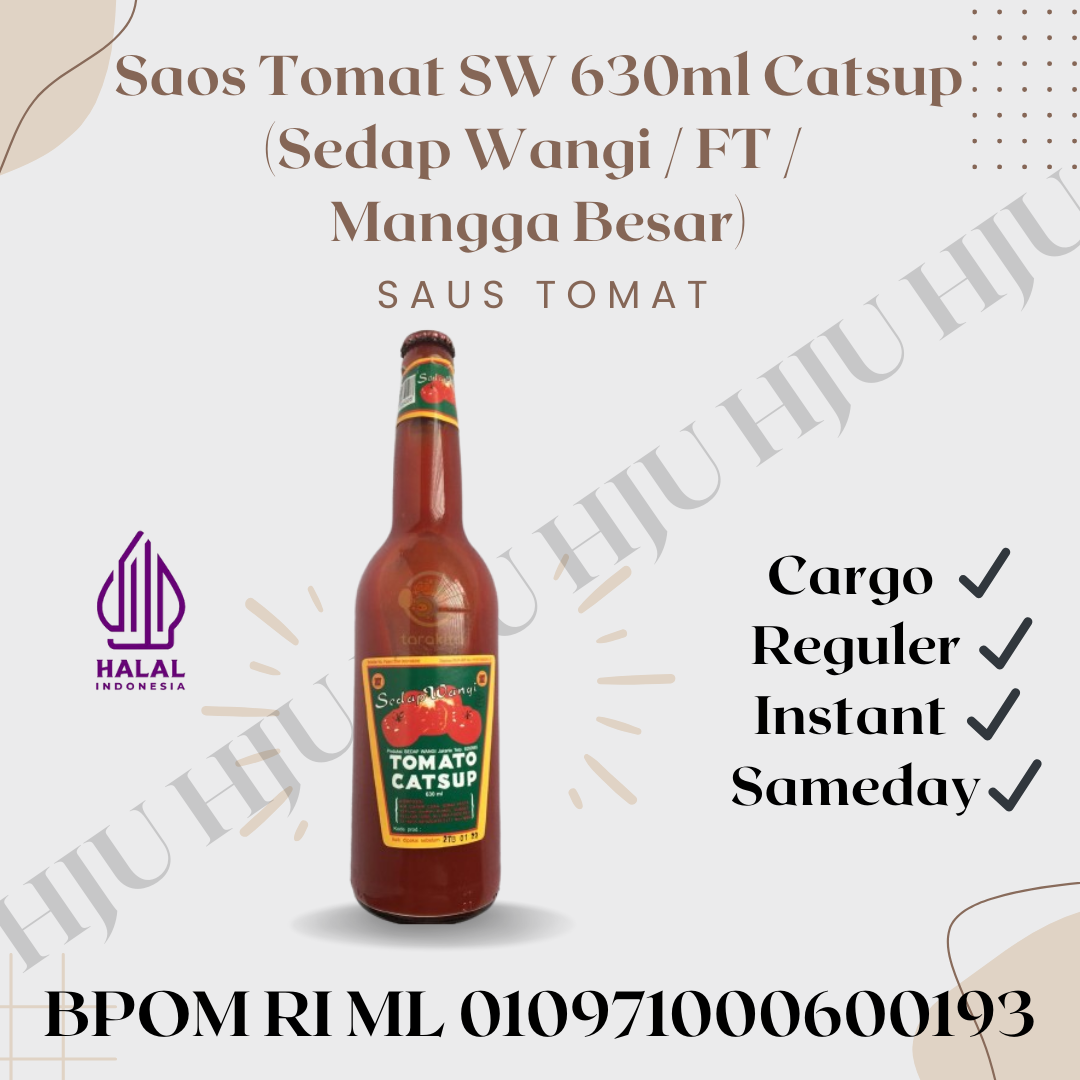 Saos Tomat SW 630ml Catsup (Sedap Wangi / FT / Mangga Besar) | Lazada ...