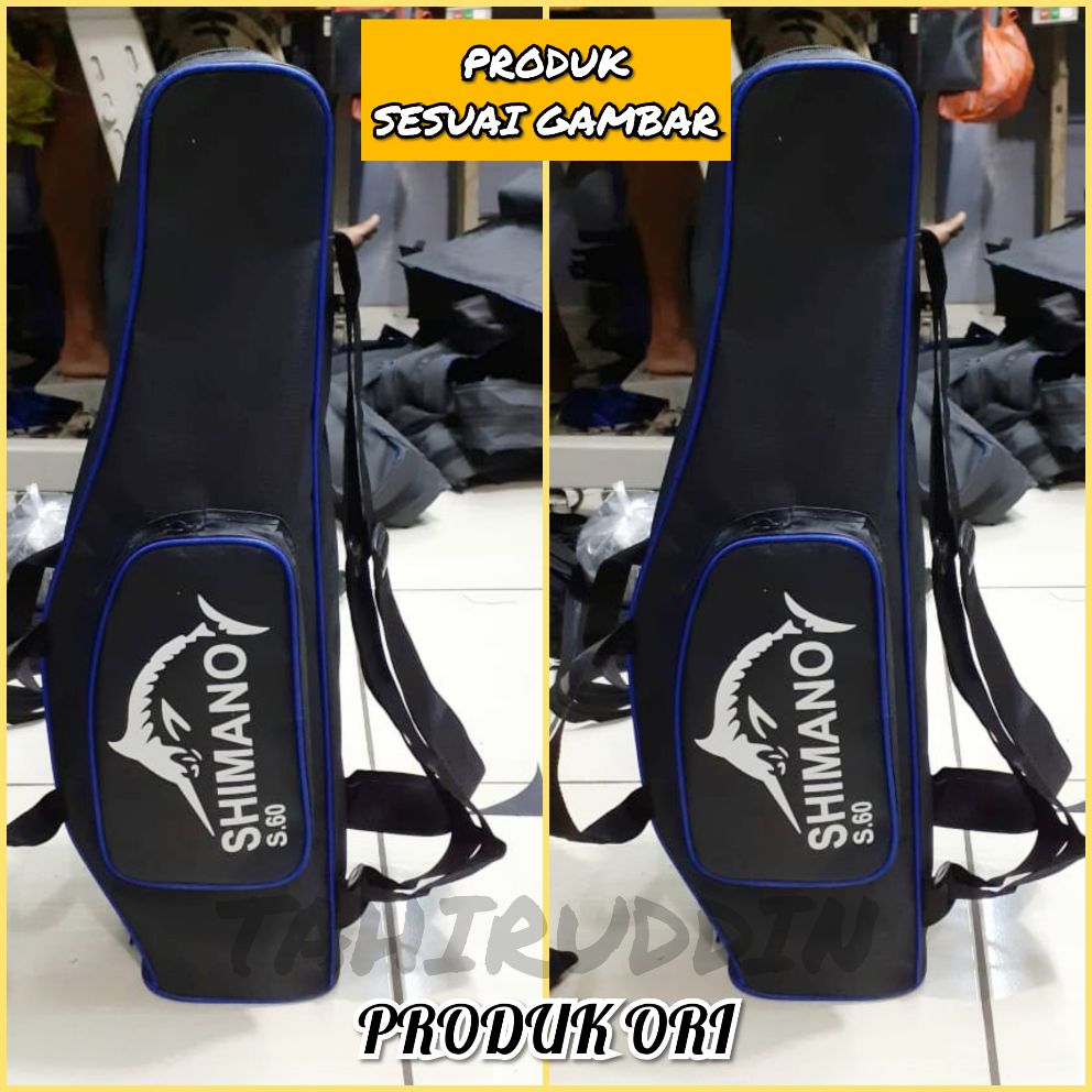 TAS PANCING SHIMANO Ukuran 60 Cm LIST BIRU/LIST MERAH. PROMO 12.12 ...