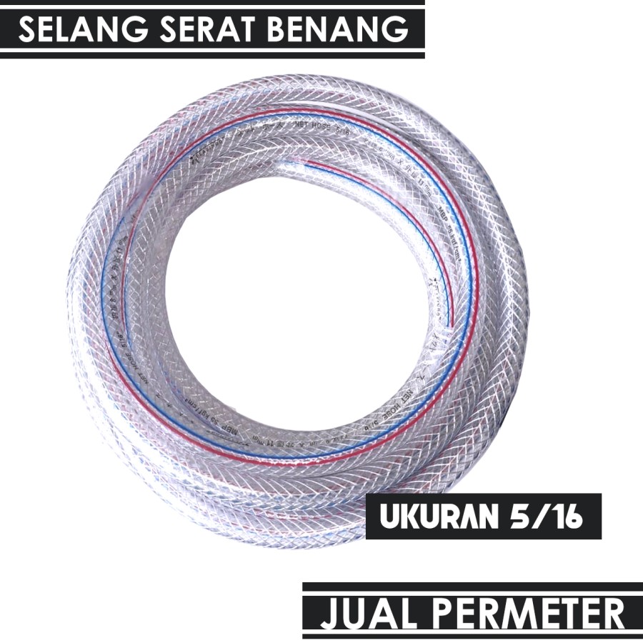 Selang Serat ukuran 5/16 panjang 100meter / 1ROLL | Lazada Indonesia