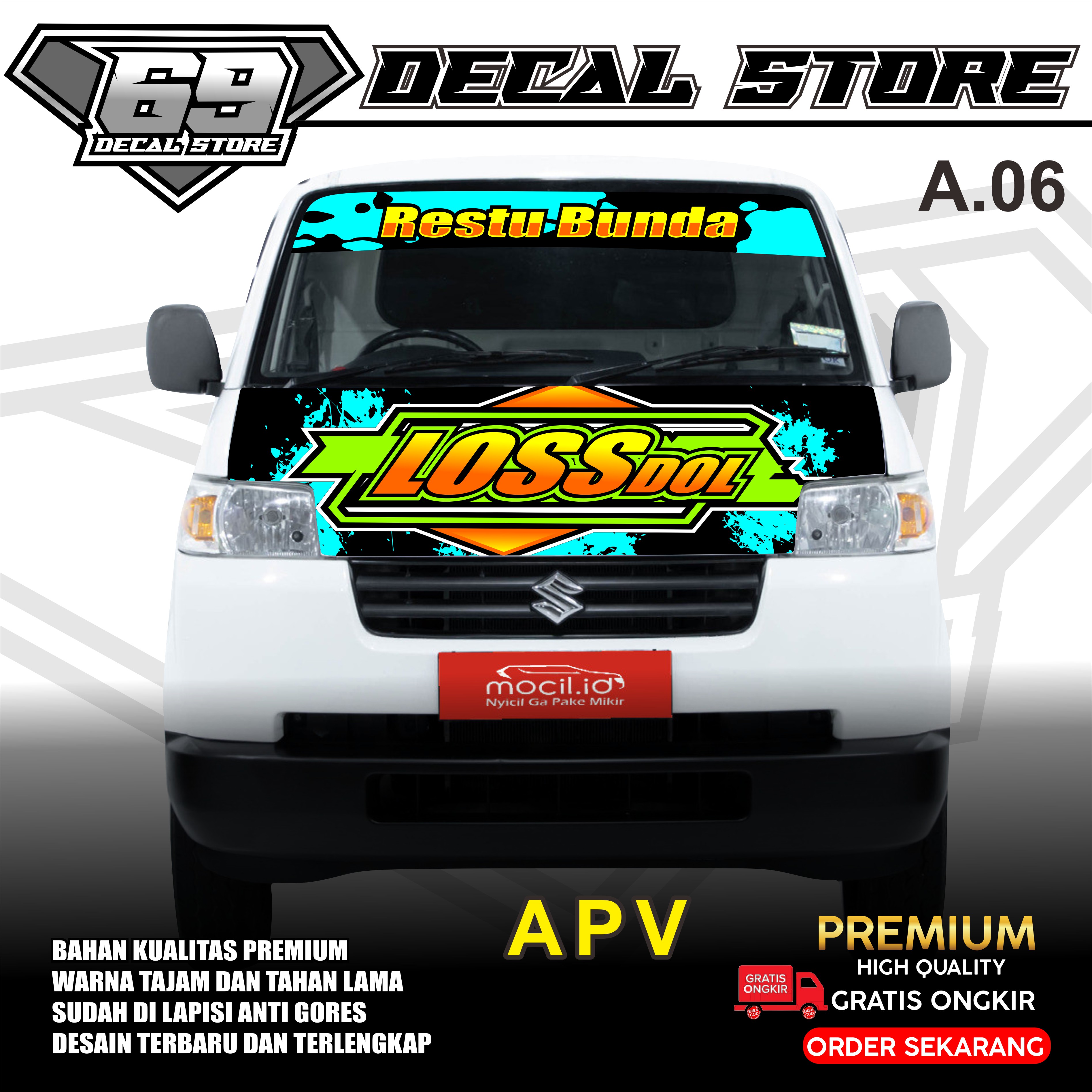 STIKER DECAL MOBIL APV PICKUP / KAP DEPAN DECAL STORE A.06 | Lazada ... STIKER DECAL MOBIL APV PICKUP / KAP DEPAN DECAL STORE A.06 | Lazada ...