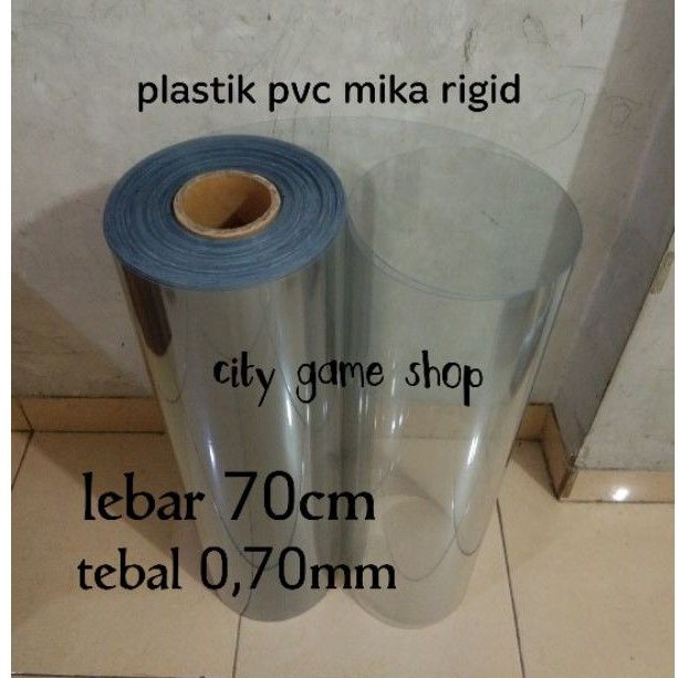 plastik pvc mika rigid kaku lebar 70cm tebal 0,70mm | Lazada Indonesia