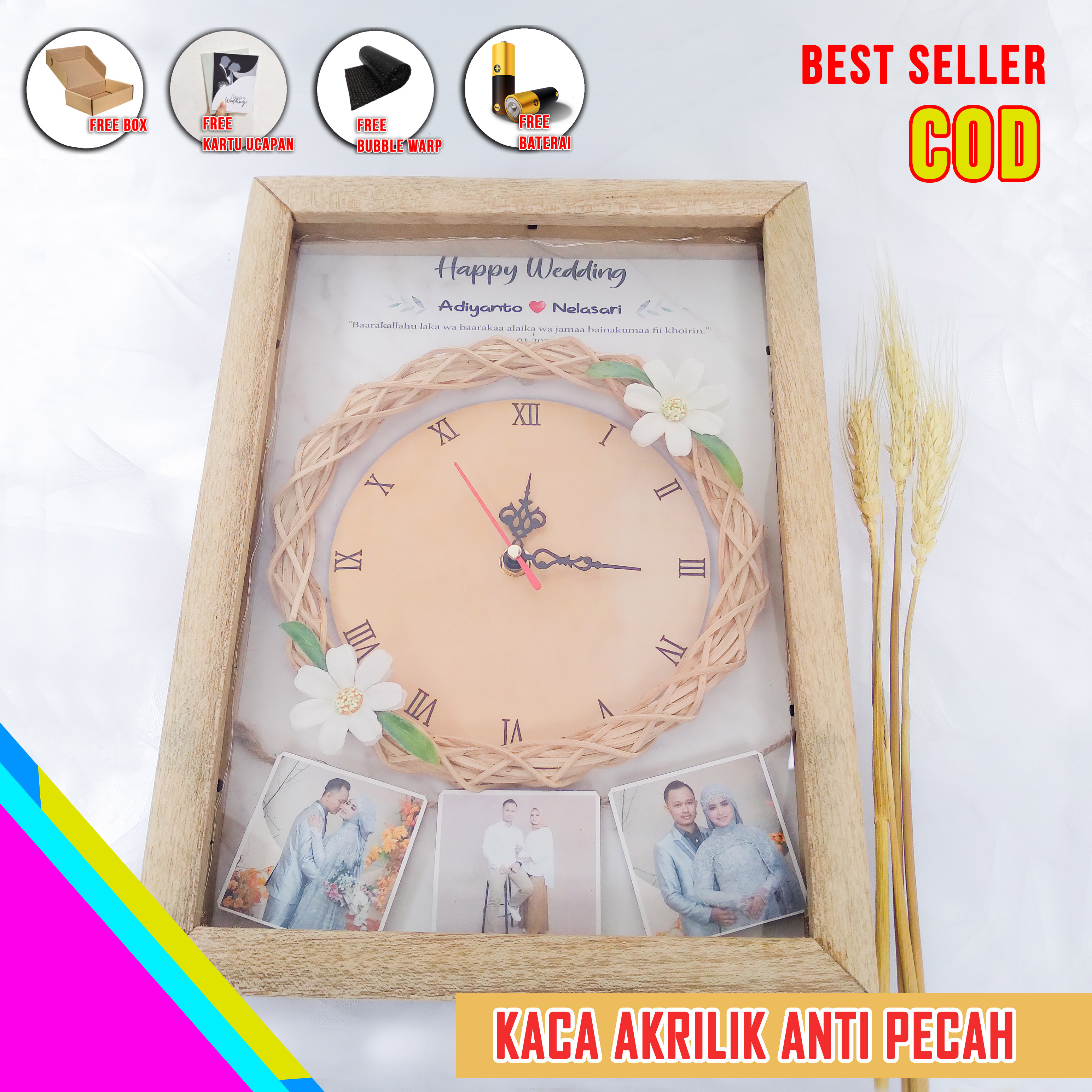 Kado pernikahan kado ulang tahun kado wisuda kado wedding mahar jam ...