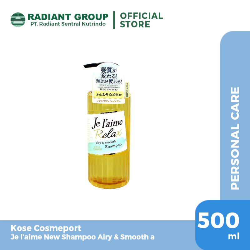 Kose Je LAime Relax New Shampoo Airy & Smooth 500 ml | Lazada Indonesia