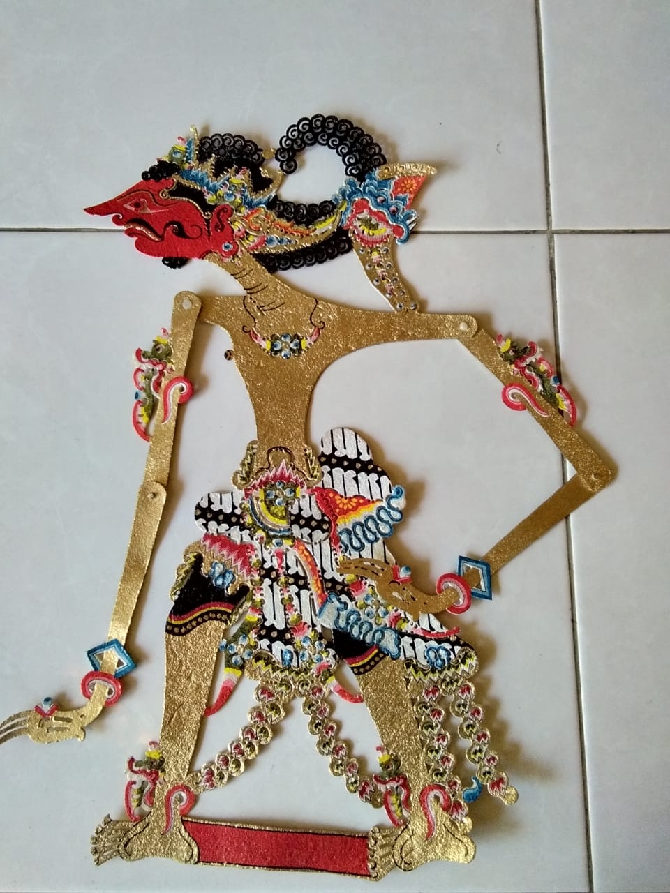 WAYANG KULIT SENCAKI (Kulit Sapi,Gapit Bambu UK.Standart Pewayangan ...