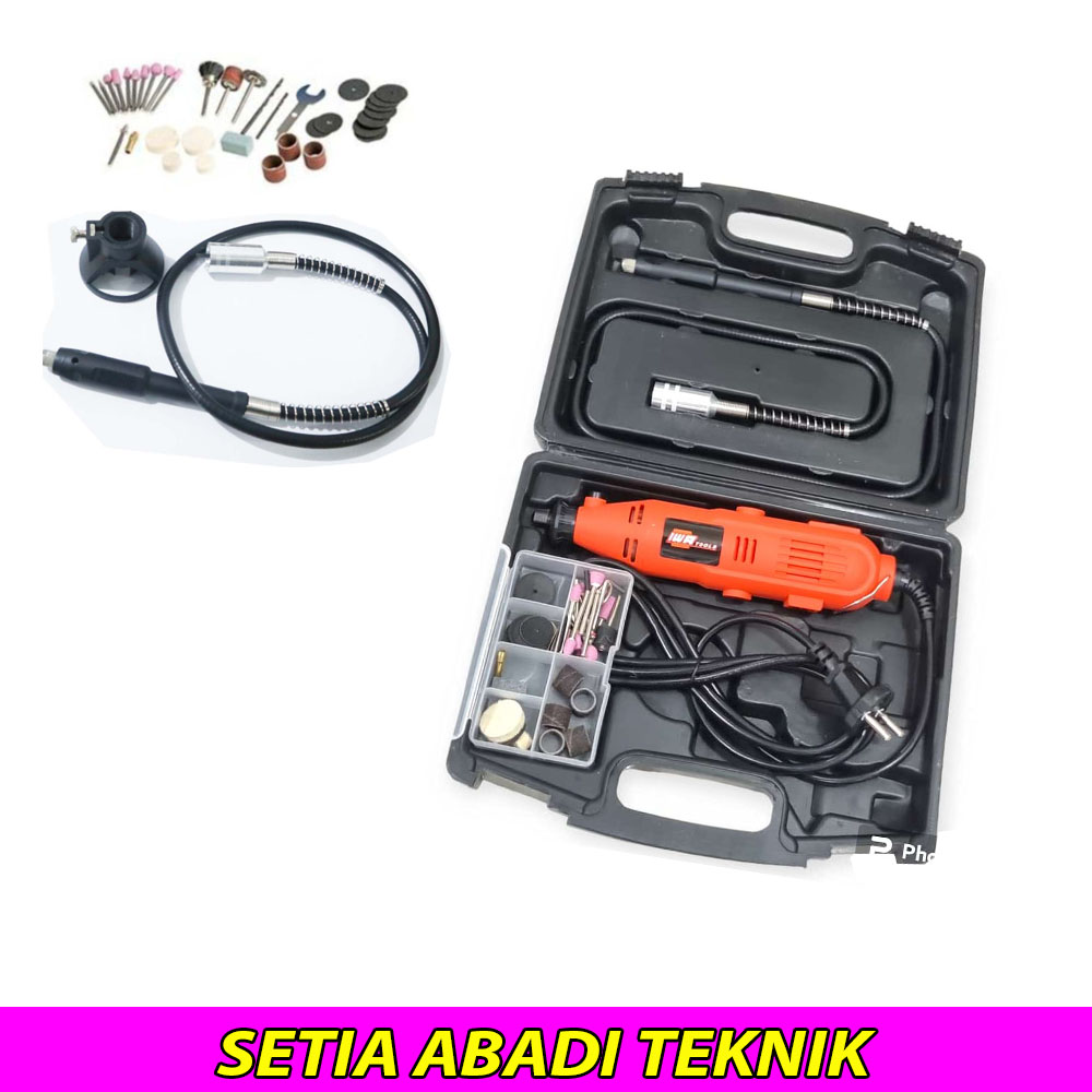 Mesin Mini Die Grinder Set / Gerinda Bor Mini Tuner Cuner / Iwa Rotary ...