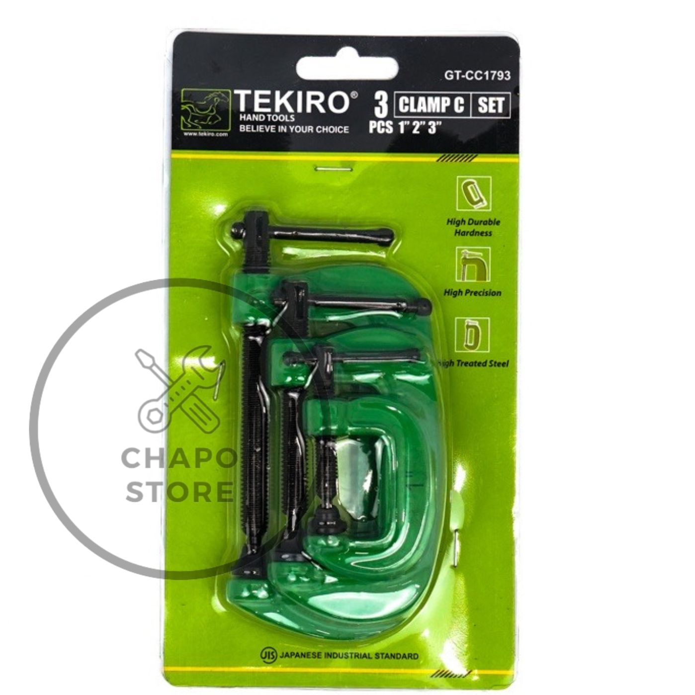 Tekiro clamp klem c set 1 2 3" inch | Lazada Indonesia