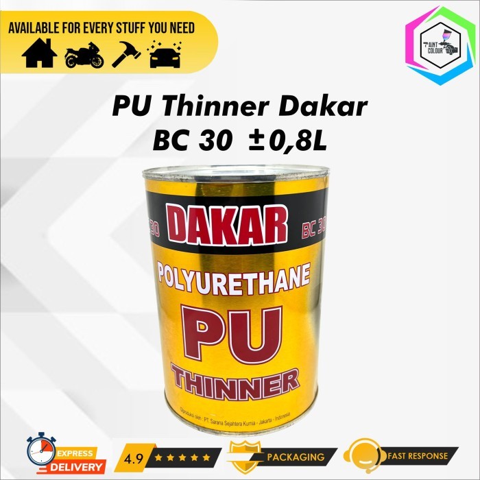 Thinner PU Dakar BC 30 0.8 Liter | Lazada Indonesia