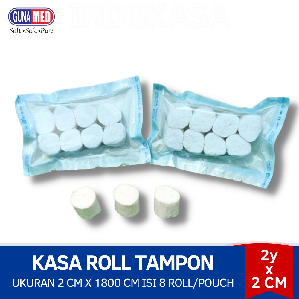 KASA STERIL GULUNG TAMPON 2CM X 1800CM GUNAMED | Lazada Indonesia