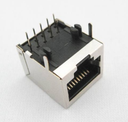 Connector RJ45 Female PCB Besi 8 pin Konektor Port RJ45 Cewek PCB ...