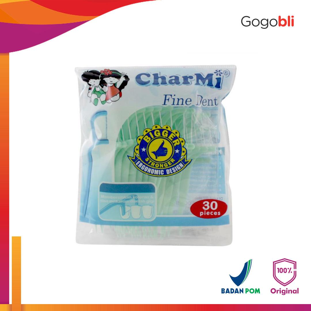 Charmi Dental Floss Plus Pick Fine Dent ART-188 Pack (30pcs) | Lazada Indonesia