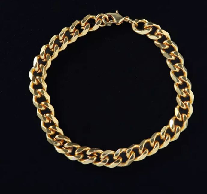 Gelang Besi Rapat Pria Keren Titanium Anti Karat Tidak Luntur Selamanya ...