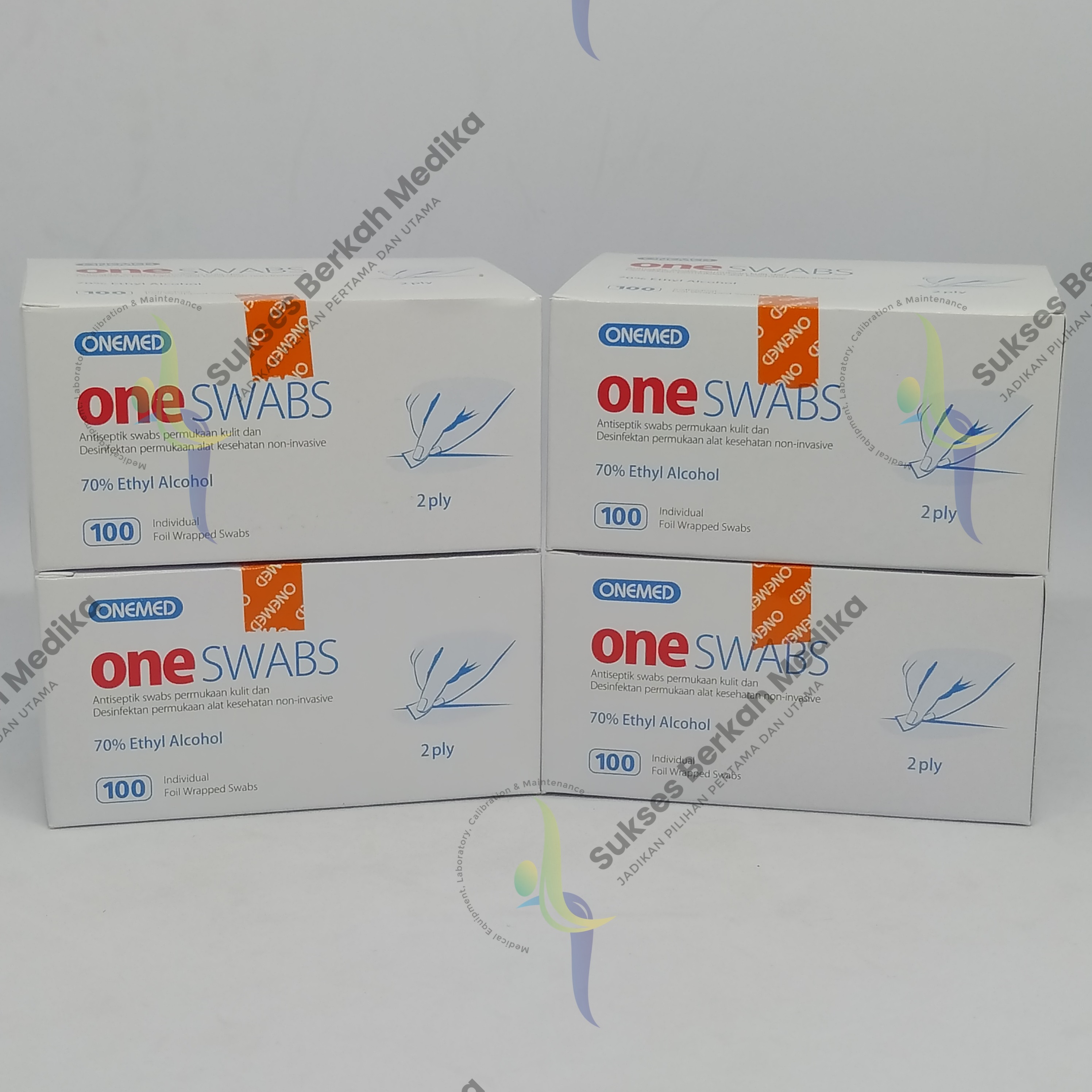 Alcohol Swab Oneswab Kapas Tisu Tissue Alkohol Pads OneSwab Onemed ...