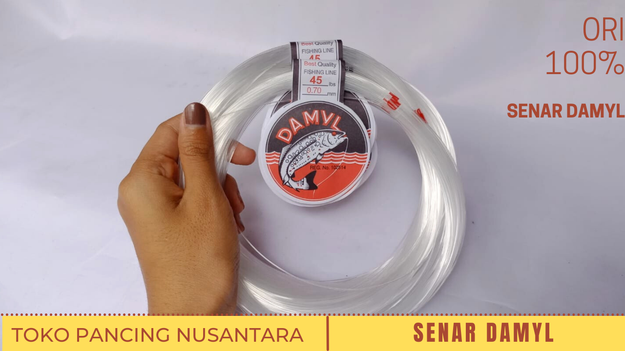 SENAR DAMYL BENING PUTIH BANYAK UKURAN SENAR PANCING | Lazada Indonesia