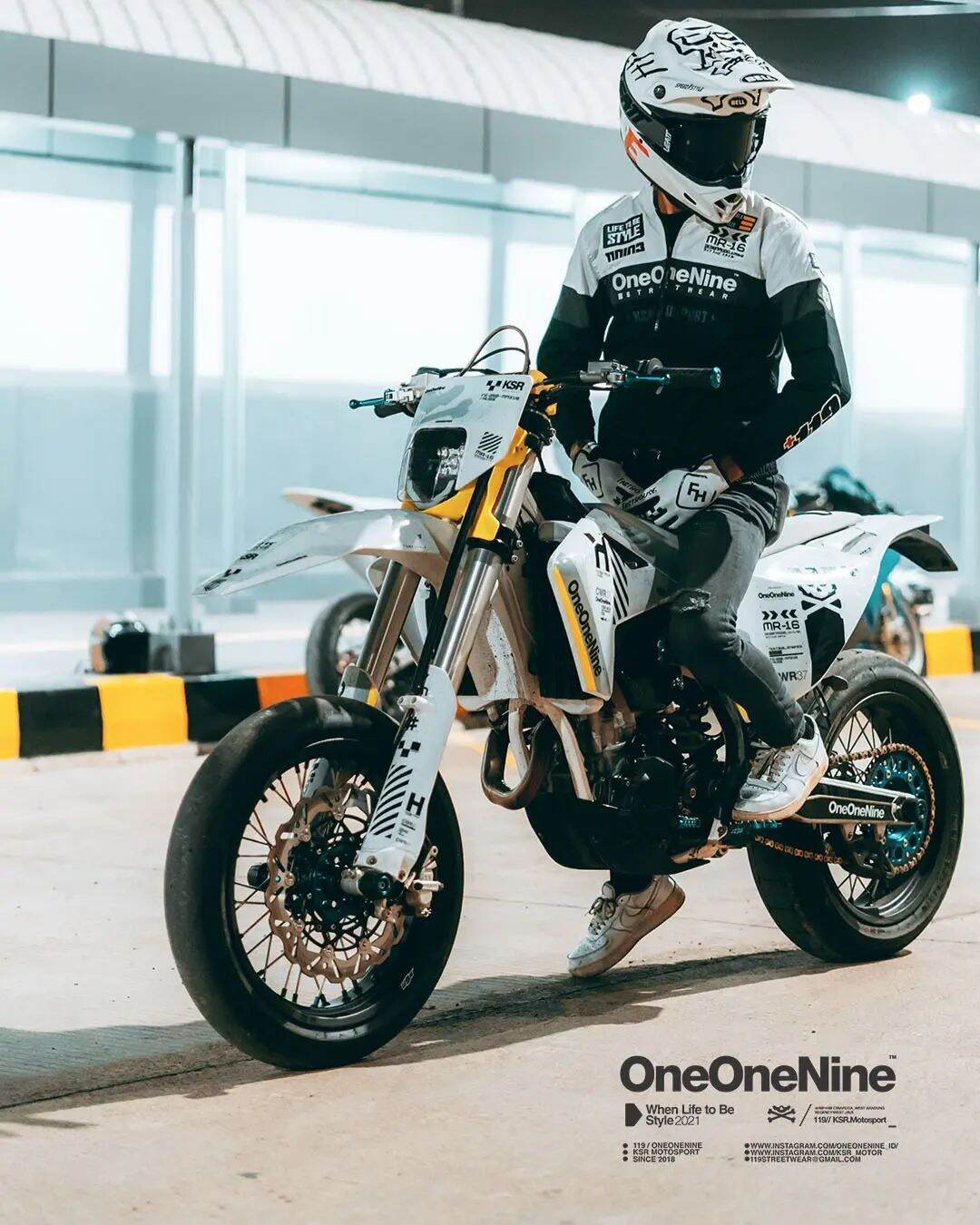 Decal Costom Motor Crf/Klx/Wr/Dtraker Terbaru Keren Oneonenine | Lazada ...