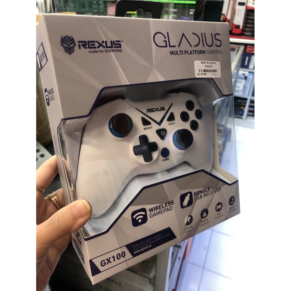 REXUS GLADIUS GX100 WHITE Gamepad | Lazada Indonesia