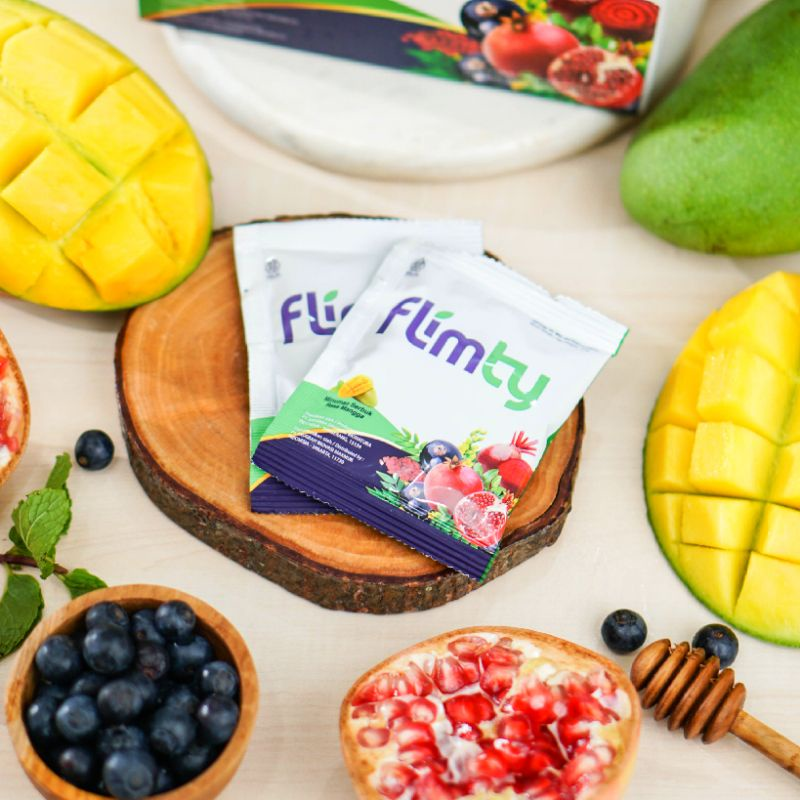 FLIMTY FIBER Detox Blackcurrant/Raspberry 1 box isi 16sachet ORIGINAL ...