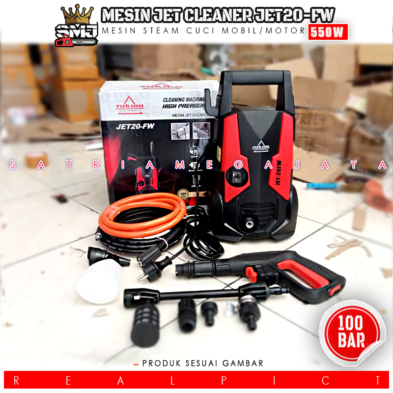 MESIN STEAM CUCI MOBIL MOTOR NEW Yukido JET20-FW Mesin Steam Jet ...