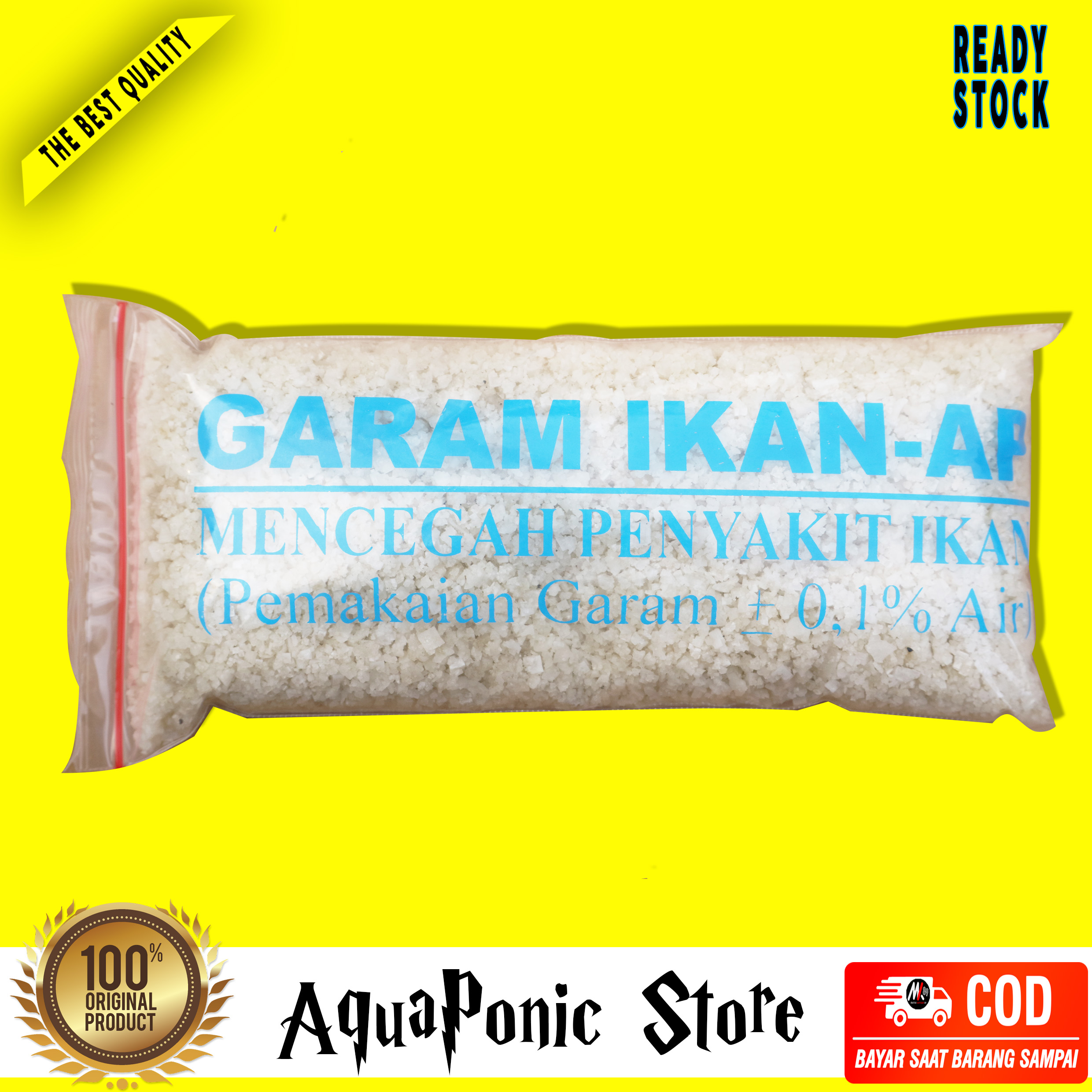 Garam Garem Ikan Obat Pencegah Penyakit Ikan Kolam Aquarium 500gram ...