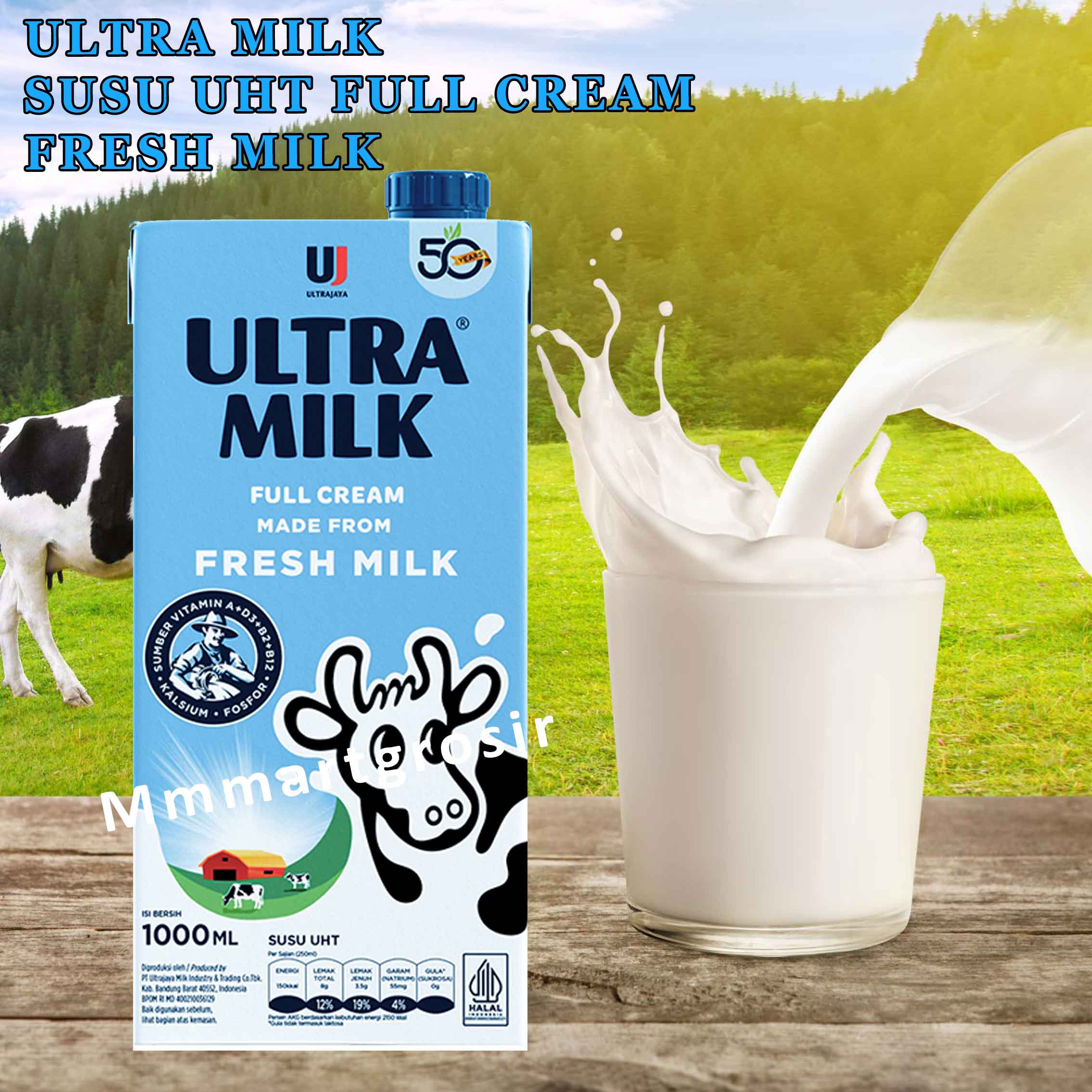 Ultra Milk / Susu UHT / Susu Full Cream / 1000ml | Lazada Indonesia