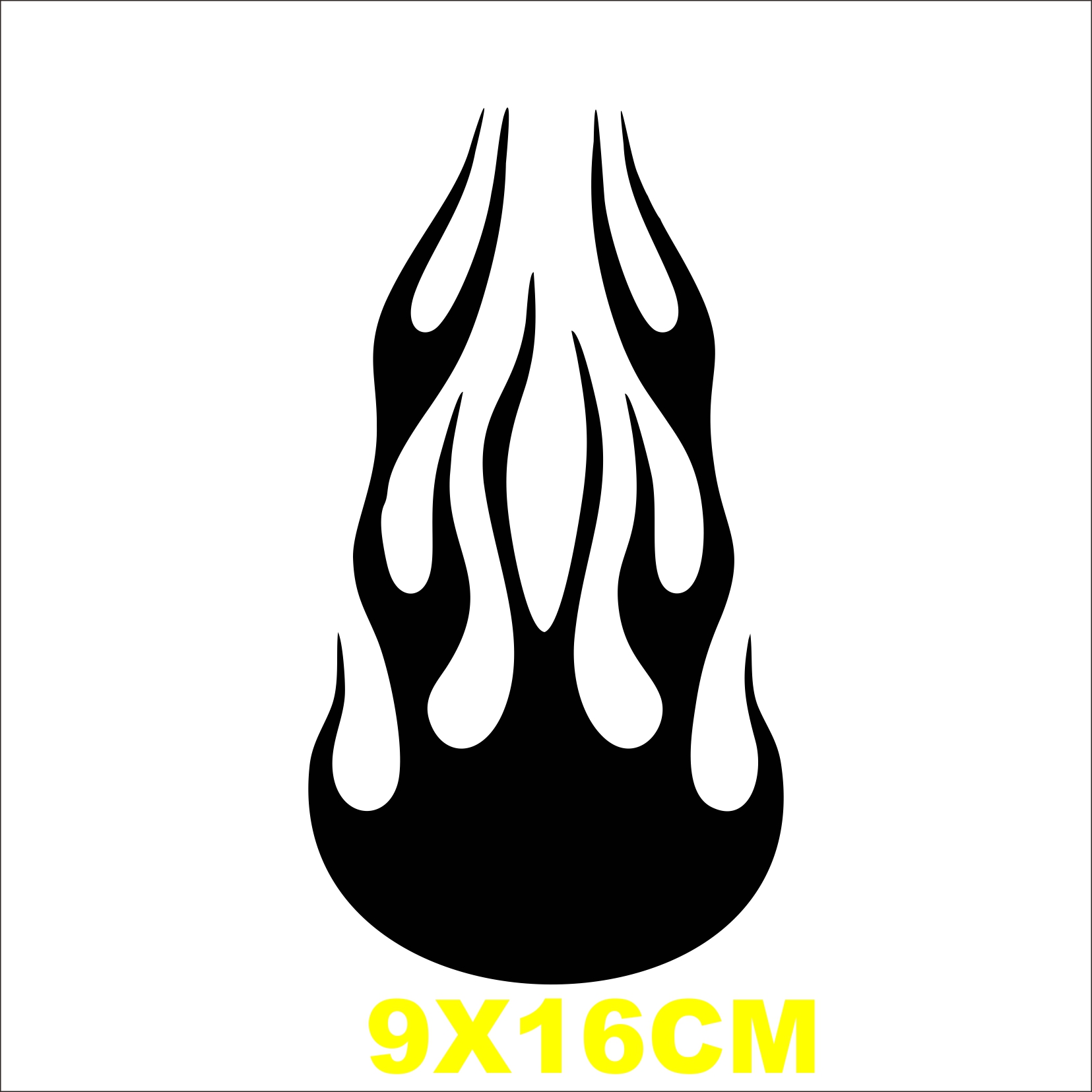 stiker motor skotlet motor spakbor depan motif api bisa untuk semua ...