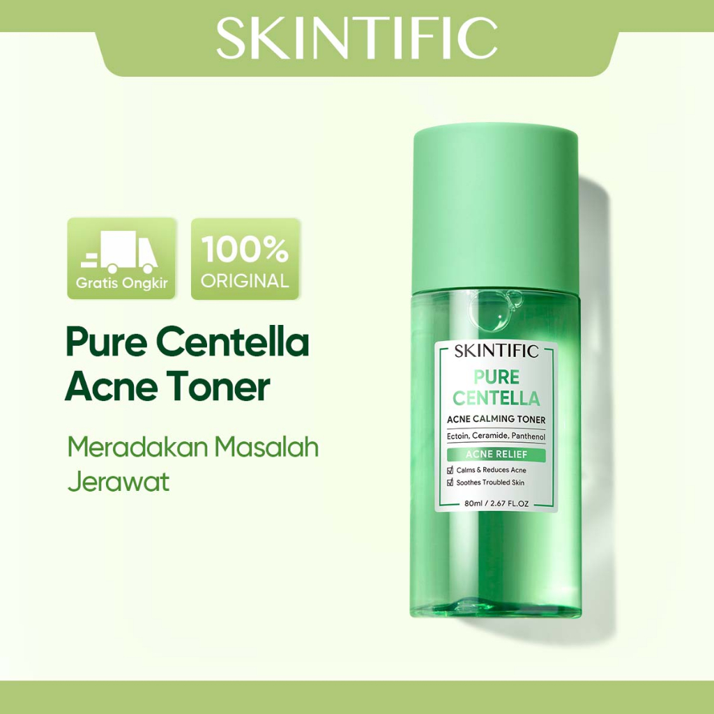 Skintific Pure Centella Acne Calming Toner 80ml Oil Control Purifying ...