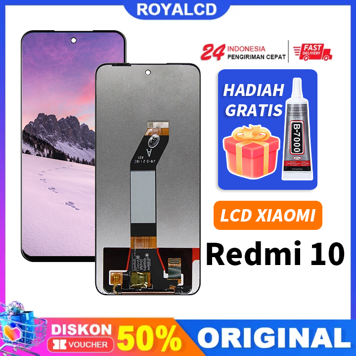 【ORIGINAL+LEM】LCD XIAOMI REDMI 10/NOTE 11 4G/RED 10-2022 FULL SET ...