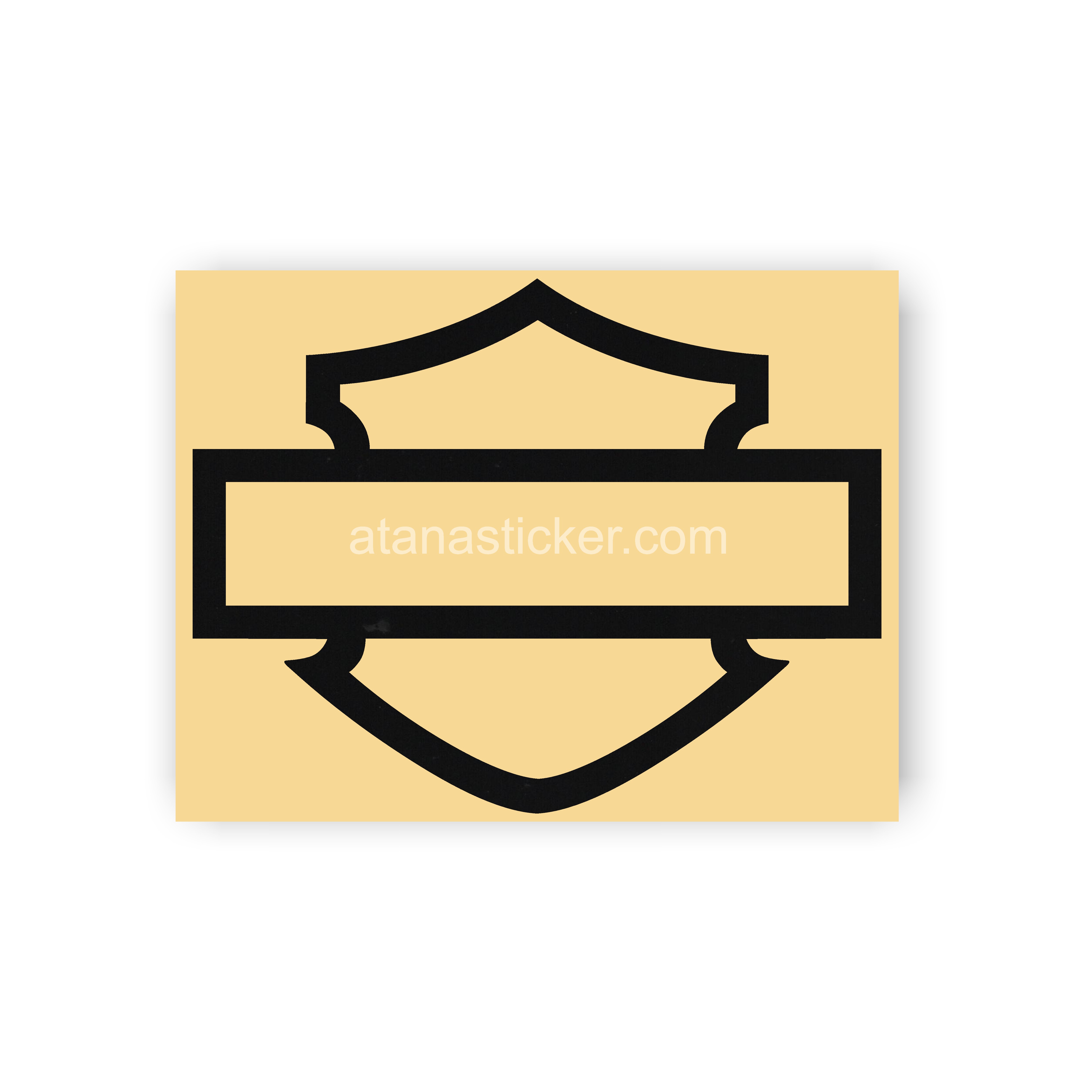 Stiker Cutting Reflective Emblem Logo Harley-Davidson Outline Siluet 8 ...