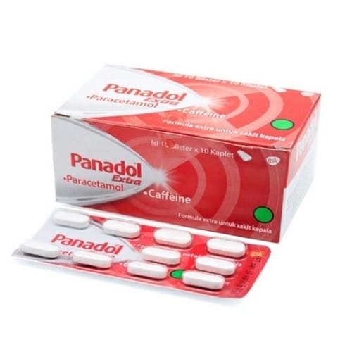 HERBAL MARI SEHAT Panadol Merah Extra Paracetamol Caffeine (1 BOX ...