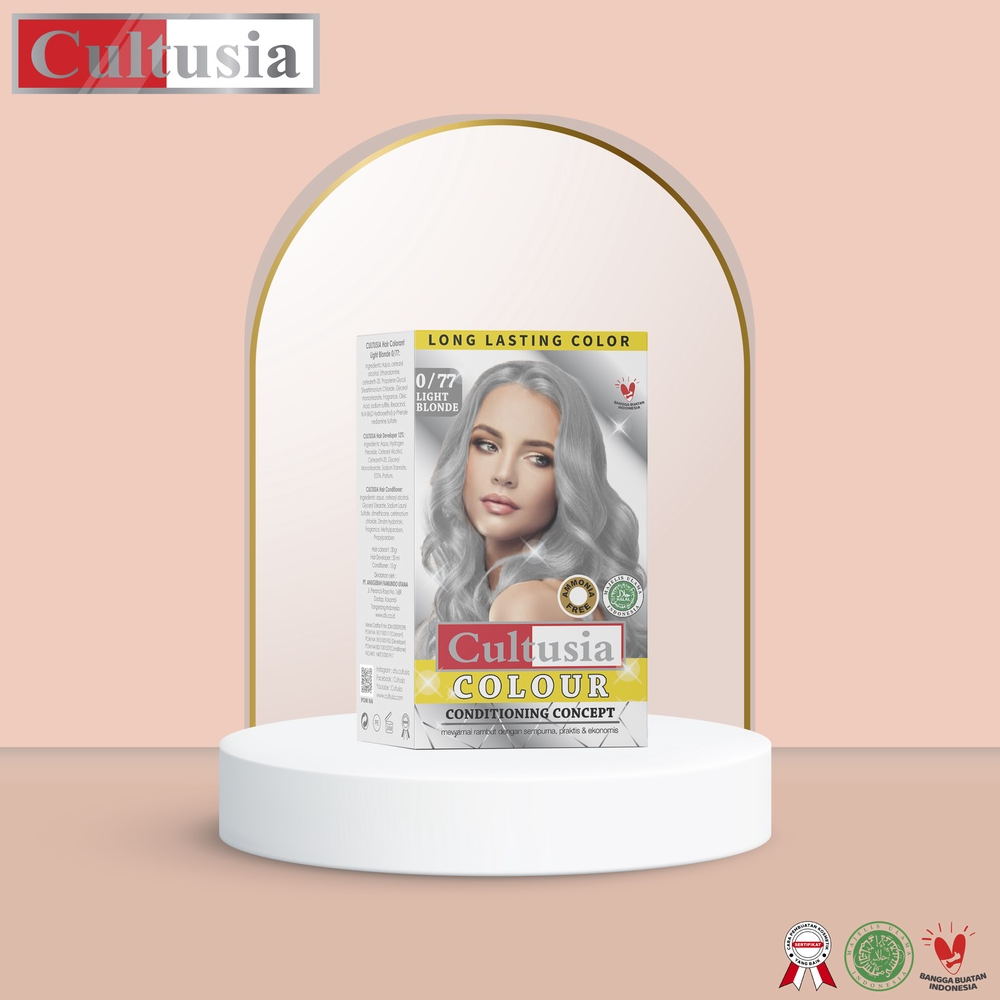 CULTUSIA Hair Color Series 30 ML | Pewarna Rambut | Long Lasting Color ...