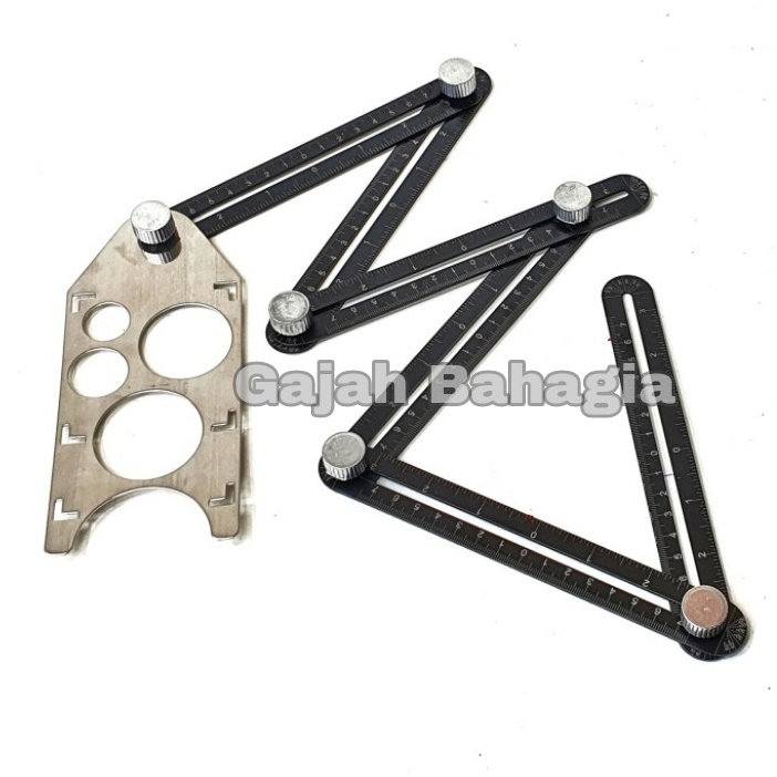 Penggaris Keramik 6 sudut Lipat Penggaris Siku Lipat Keramik Serbaguna ...