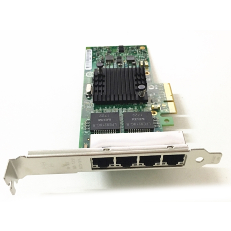 I340-T4 E1G44HT Gigabit Ethernet Server Adapter Intel 82580EB PCI Express X4 1G Network Card ...