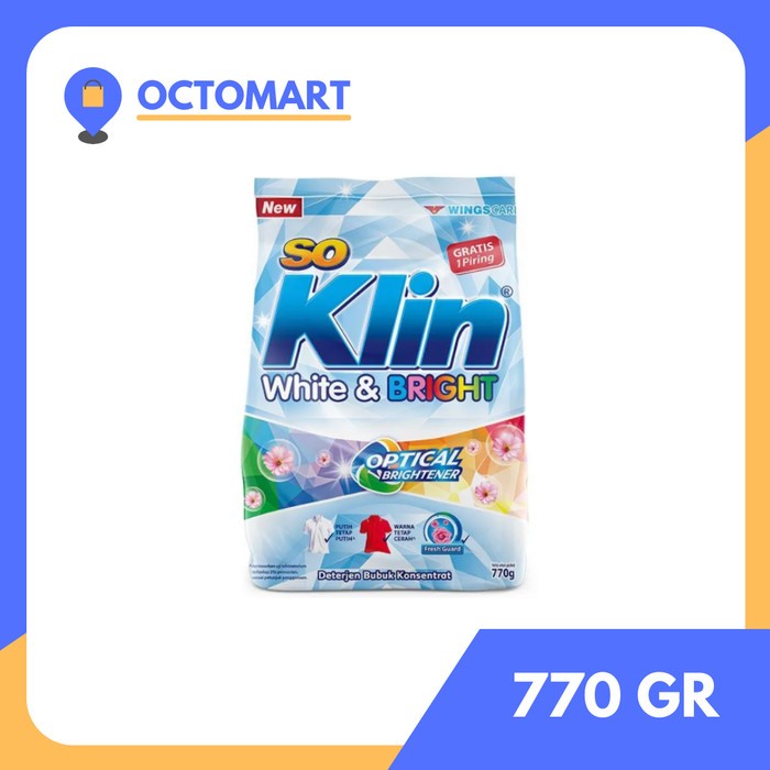 So Klin Deterjen Bubuk / Powder Detergent 770gr / 770g Semua Varian ...