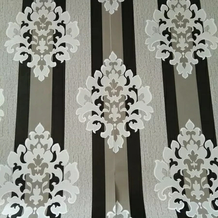 Wallpaper Batik Hitam Silver Salur | Lazada Indonesia