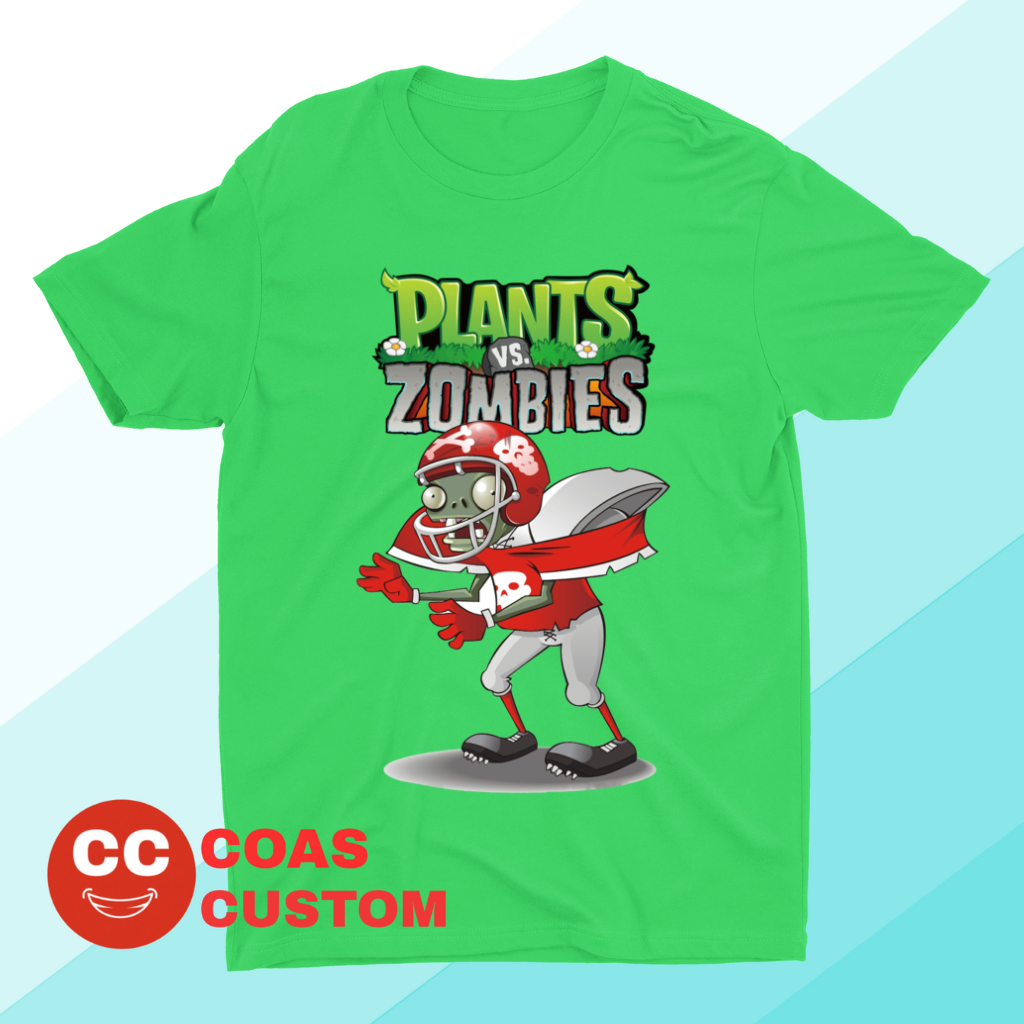 BAJU PLANTS VS ZOMBIES KAOS ANAK | Lazada Indonesia