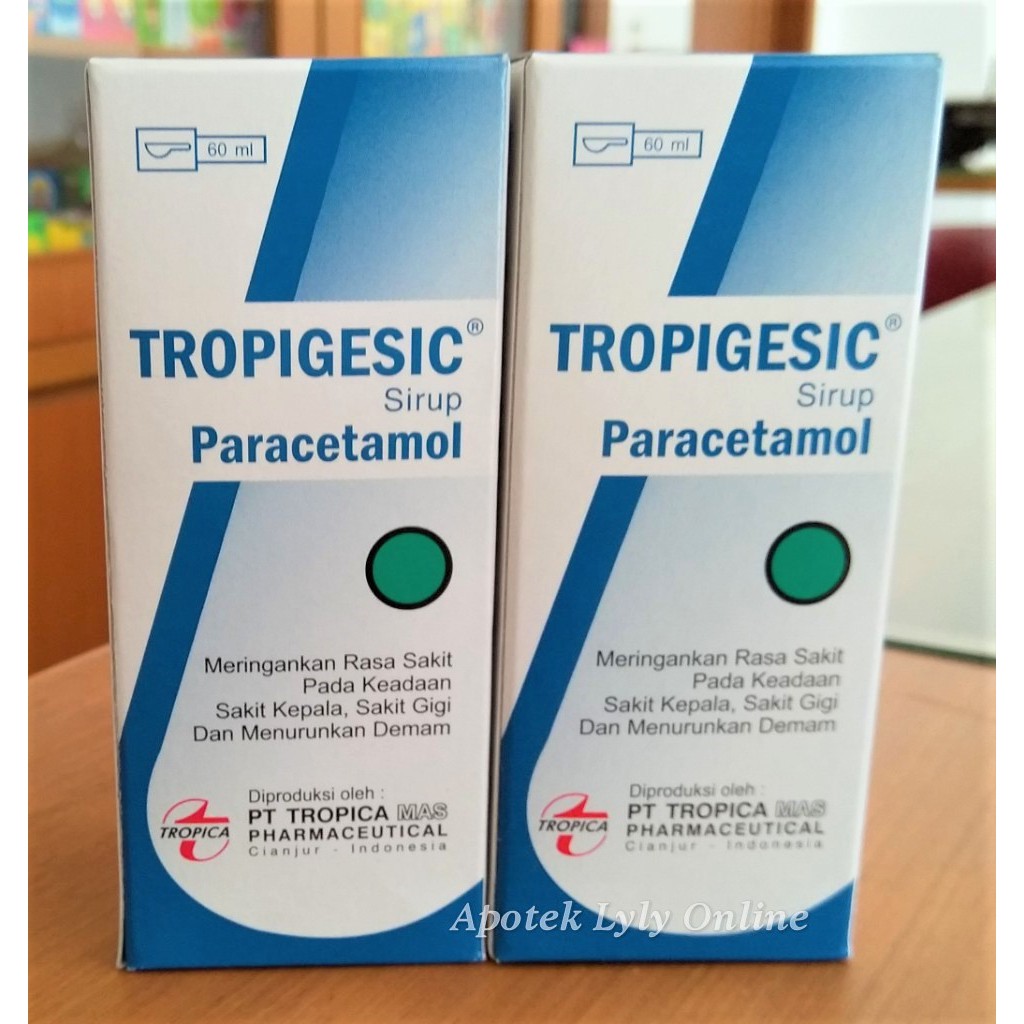 Tropigesic Paracetamol Syrup 60 ml | Lazada Indonesia