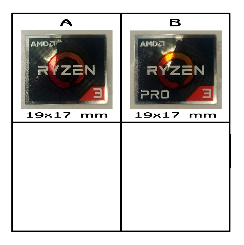 Stiker Sticker Logo AMD Ryzen 3 Original | Lazada Indonesia