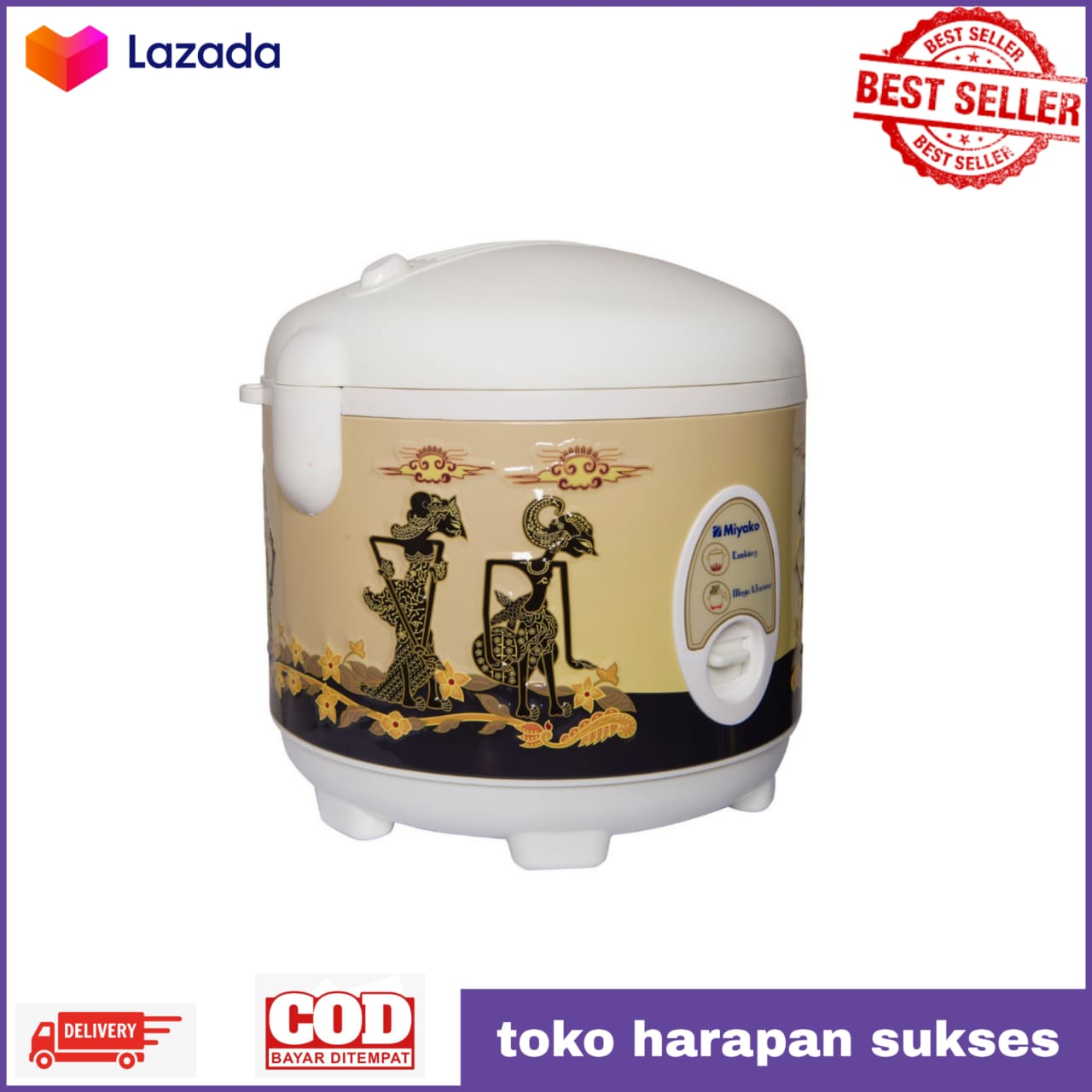 Rice cooker miyakoo mcm 508 wayang - magicom miyakoo 1,8 LITER - magic ...