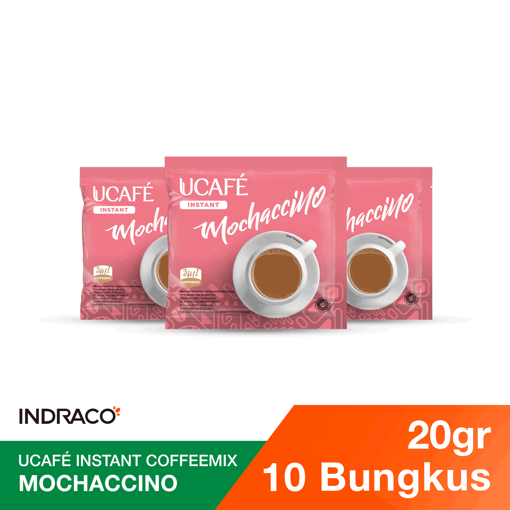 UCAFE Instant Coffee Mochaccino (10 sachets x 20g) | Kopi Instan ...