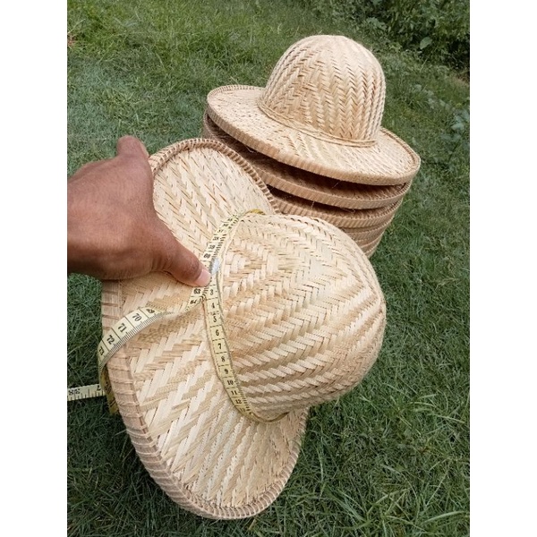 Topi Bambu Capil Buyuk (peneduh kepala) JUMBO / Caping Bulat / Kupluk ...
