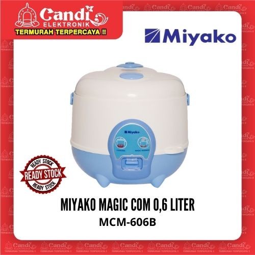 MAGIC COM MINI MIYAKO KAPASITAS 0,6 Liter MCM-606B / MCM606B | Lazada ...