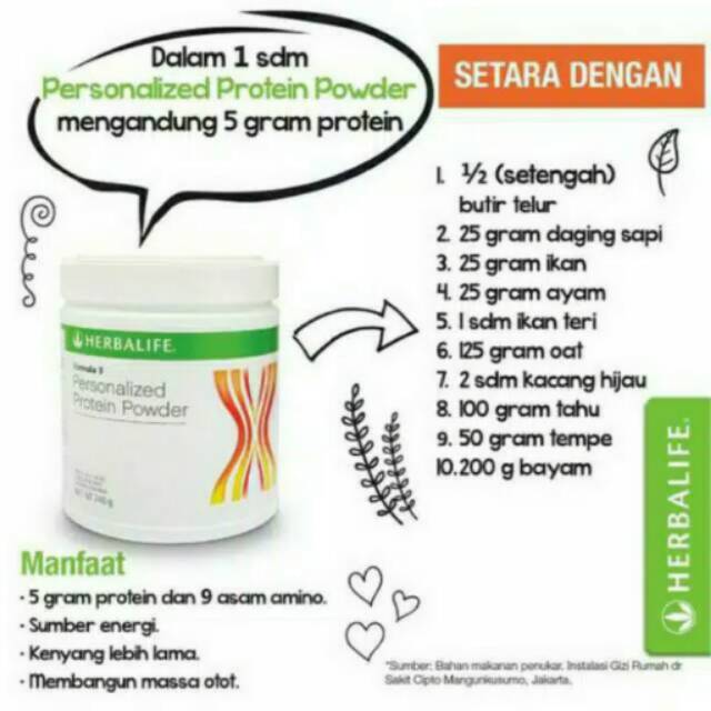 PPP Herbalife Whey Protein, penambah massa otot dan pembakar Lemak ...