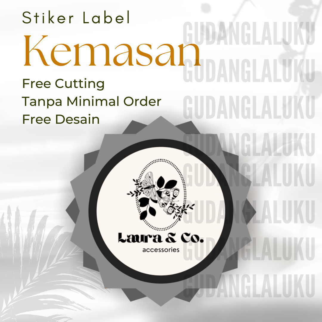 Stiker Makanan / Stiker Label Makanan / Stiker Kemasan Produk / Stiker ...