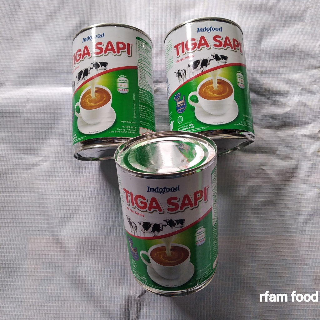 TIGA SAPI SUSU CREAMER INDOFOOD UNTUK KUE MARTABAK ES JUS KOPI | Lazada ...
