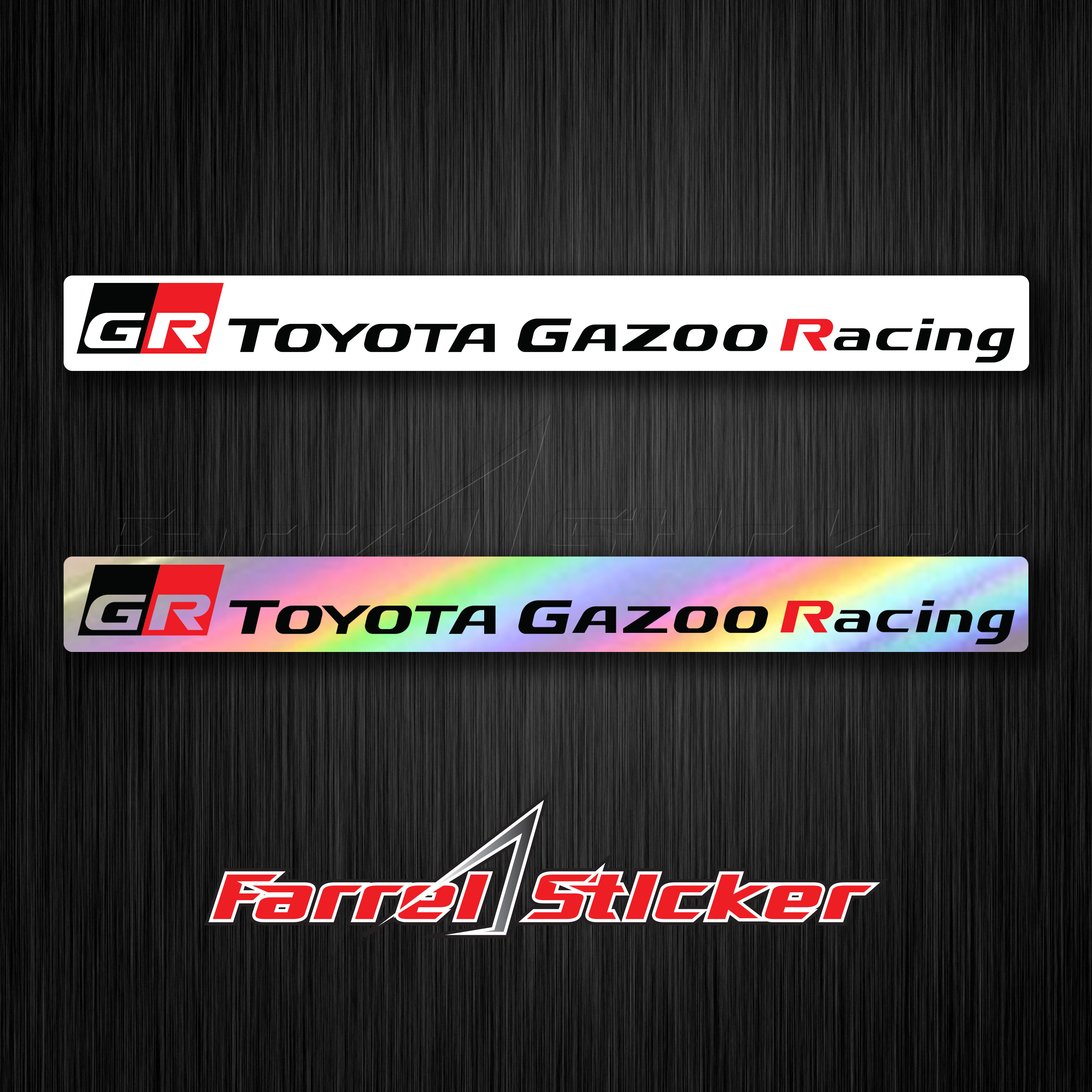 stiker toyota GR Sticker Gazoo Racing 15 cm | Lazada Indonesia