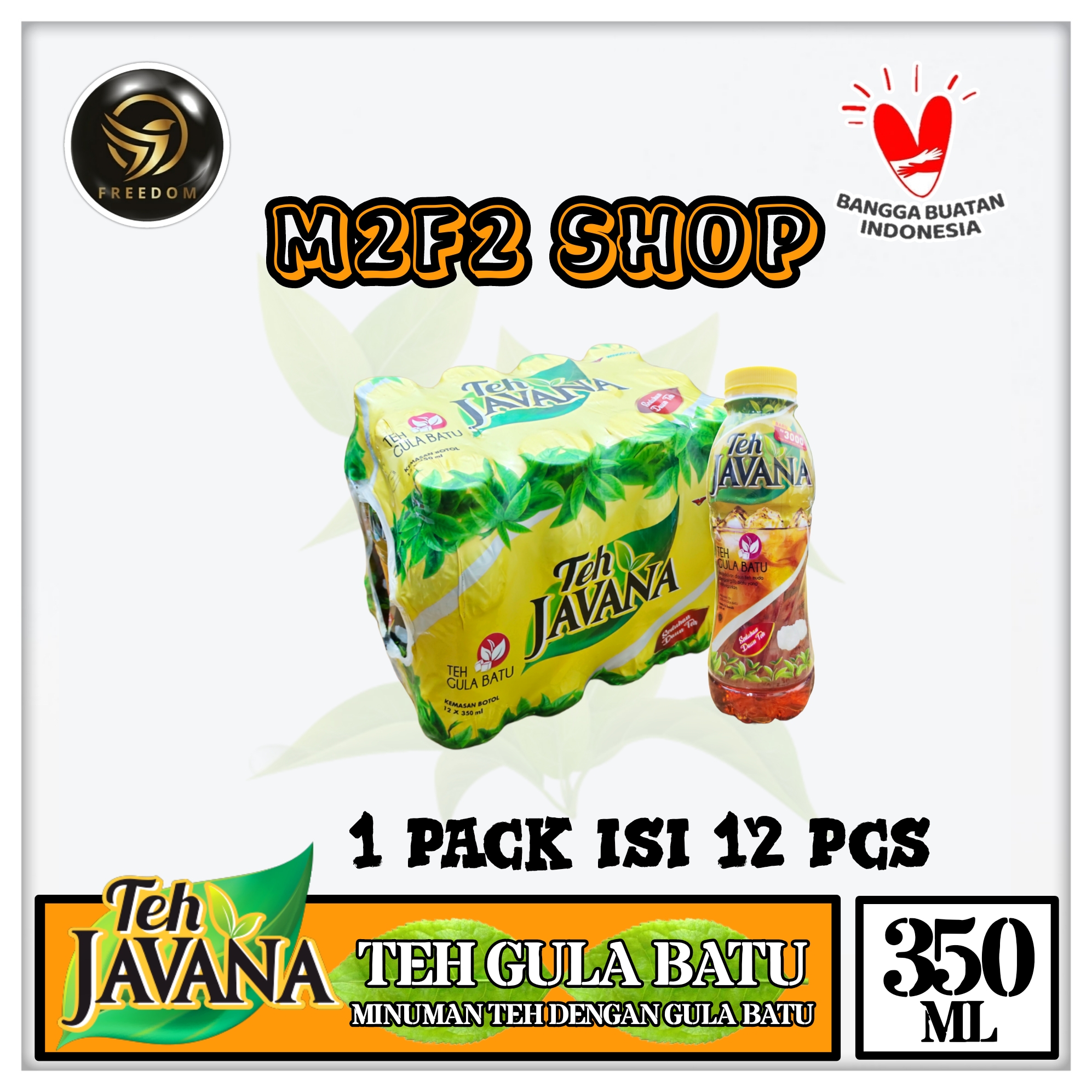 Teh Javana Gula Batu Botol Plastik Pet - 350 ml (Kemasan Pack) | Lazada ...