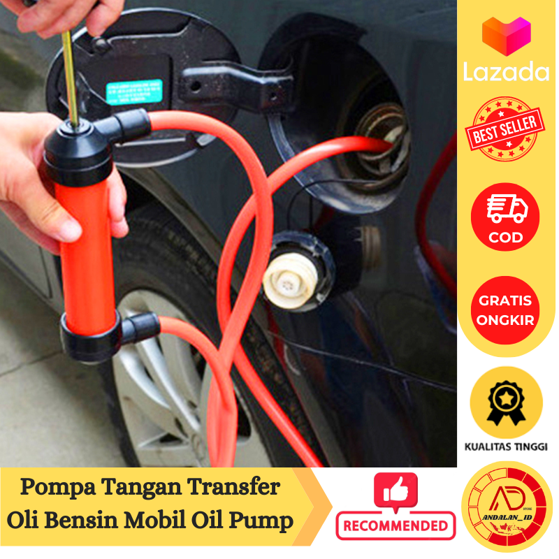 Pompa Tangan Transfer Oli Bensin Mobil Oil Pump Pompa Minyak Manual ...