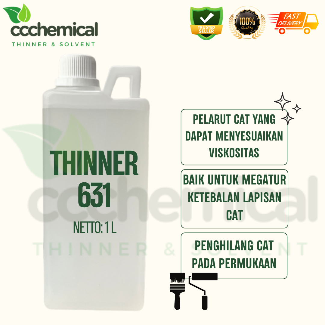 Thinner 631 Tinta Printing Rotogravure 1 Liter | Lazada Indonesia